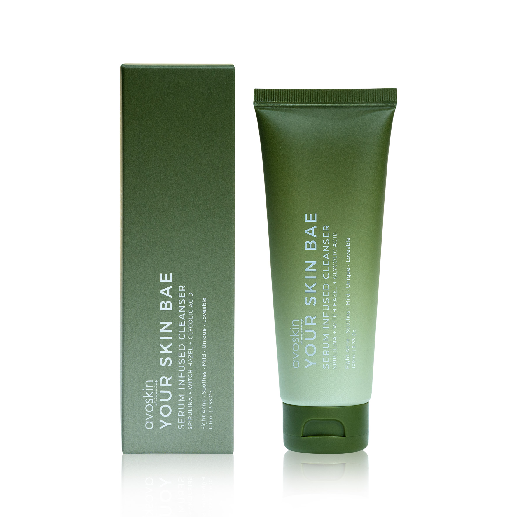 Facial Cleanser Avoskin Your Skin Bae Spirulina 100ml-Kulit Berjerawat ...